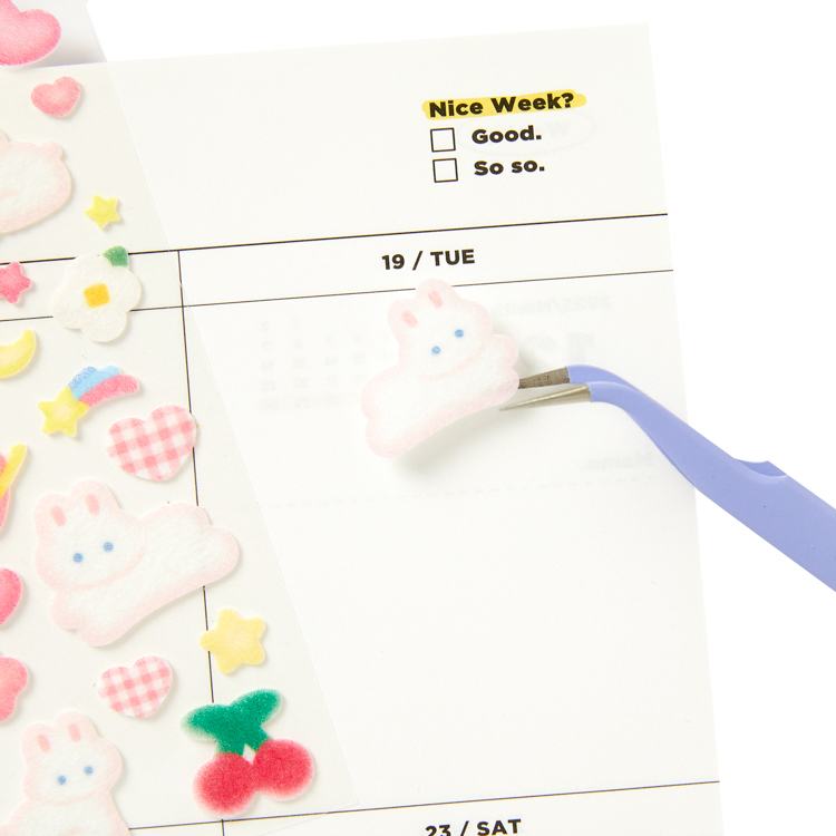 POOM | 토끼 펠트스티커 (04013124)