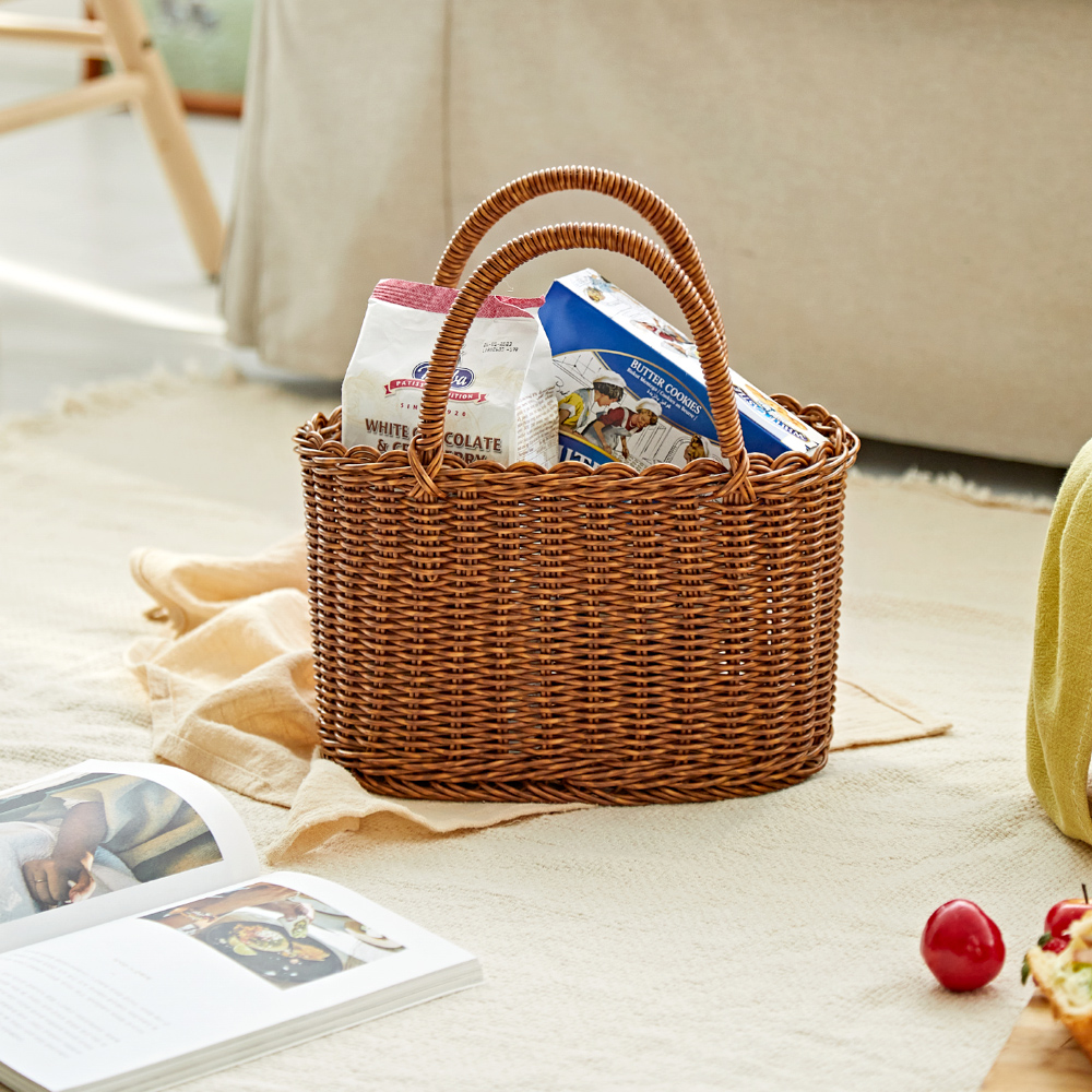 POOM | PP라탄 피크닉 바스켓 - S