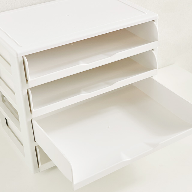 POOM | 블링 와이드 트레이 4단 서류 문서 데스크정리