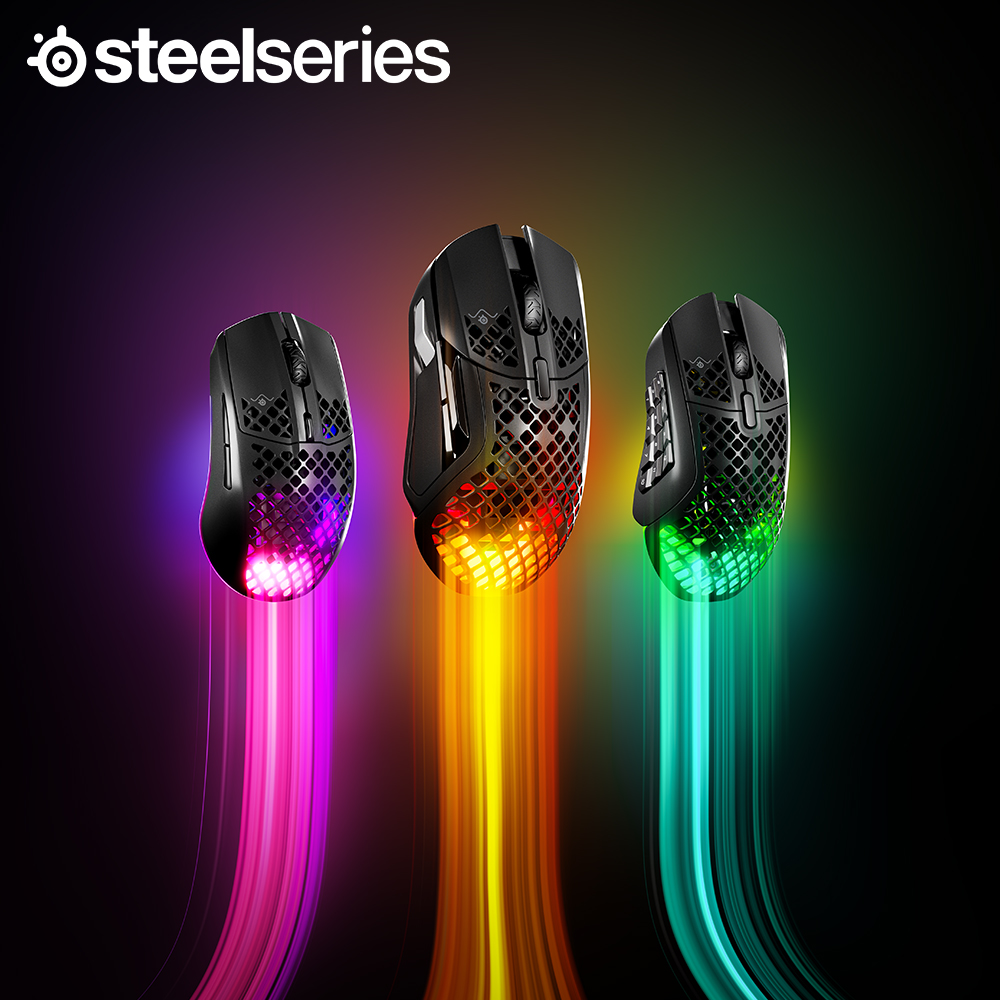 POOM | 스틸시리즈 Aerox 5 Wireless 무선 게이밍 마우스 62406