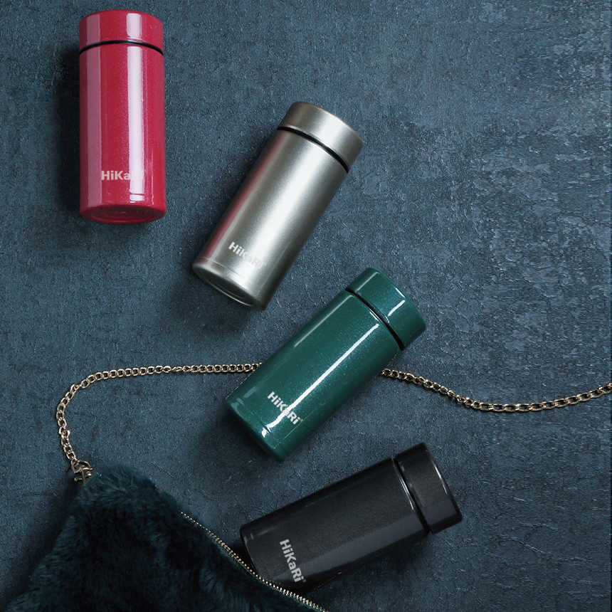 POOM | 히카리 슬림 미니 보온 보냉 스텐 텀블러 보온병 200ml