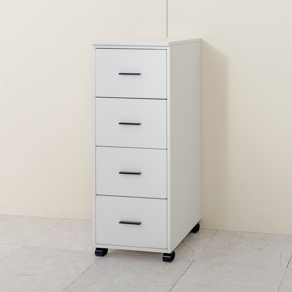 POOM | 리아 400 속깊은 틈새 4단서랍장