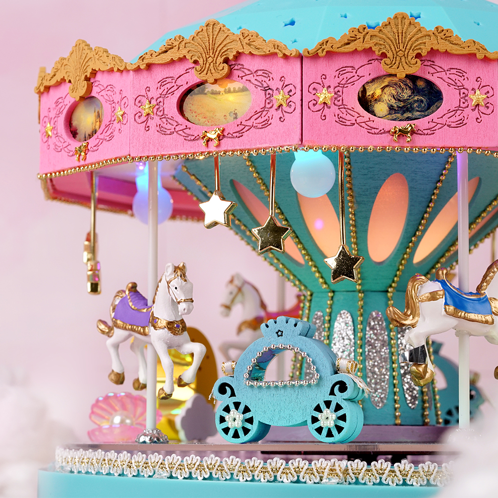 POOM | DIY 미니어처 - 회전목마 MERRY GO ROUND
