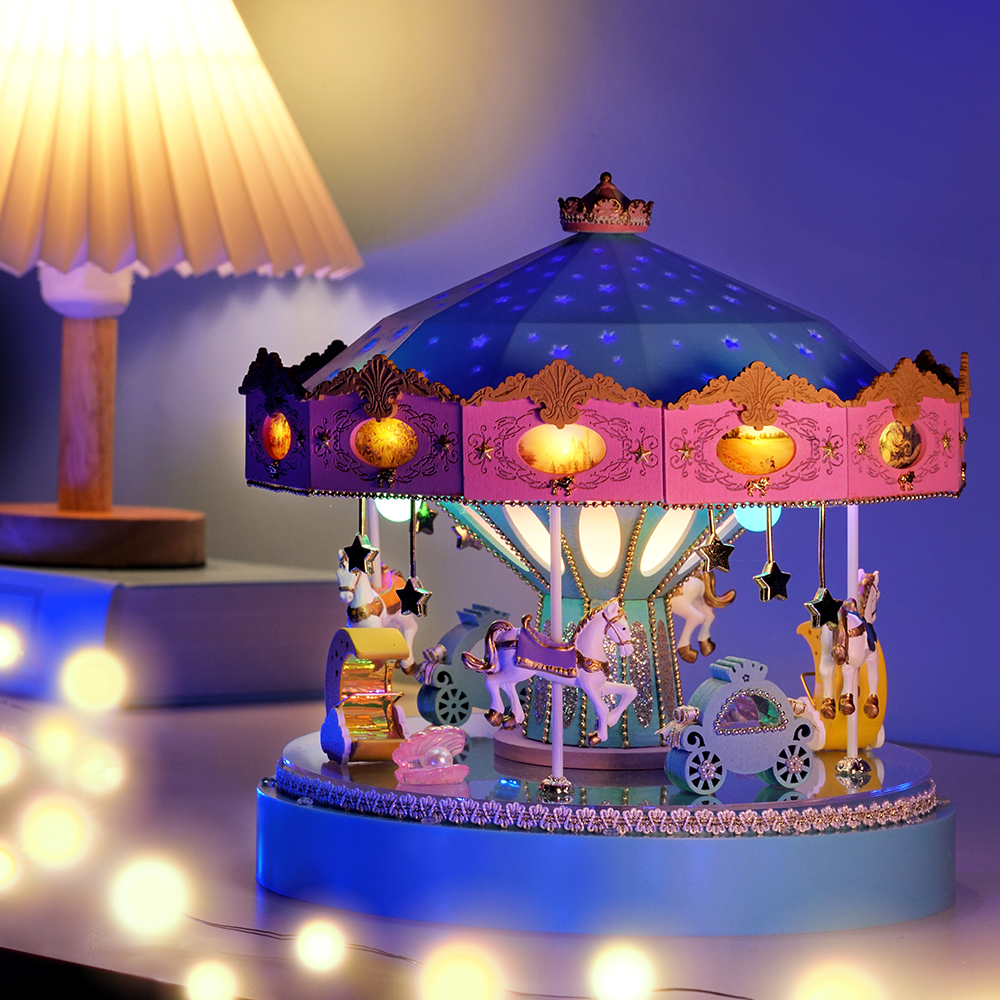 POOM | DIY 미니어처 - 회전목마 MERRY GO ROUND