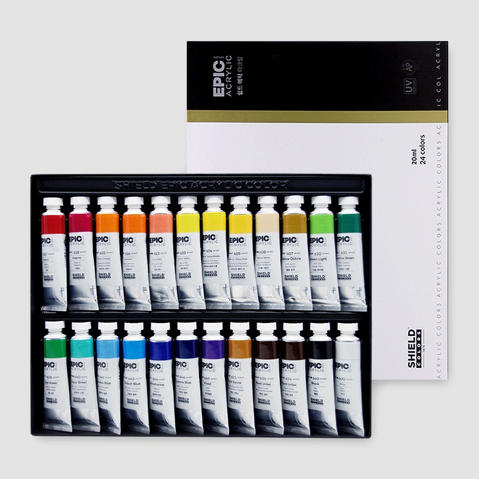 POOM | 쉴드 에픽 아크릴물감 20ml 24색