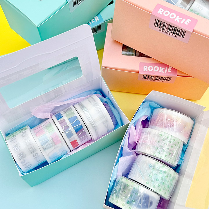 POOM | 3D박 키스컷 마스킹테이프 스타터팩 (2종)