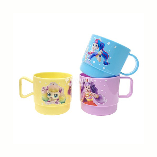 POOM | 캐치티니핑4 새콤달콤 3p도형컵 C04147*