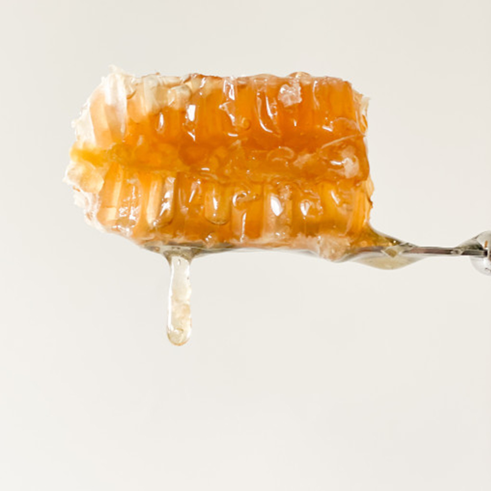 POOM | 100% 천연 밀랍 벌집 꿀 보자기 포장 선물 세트