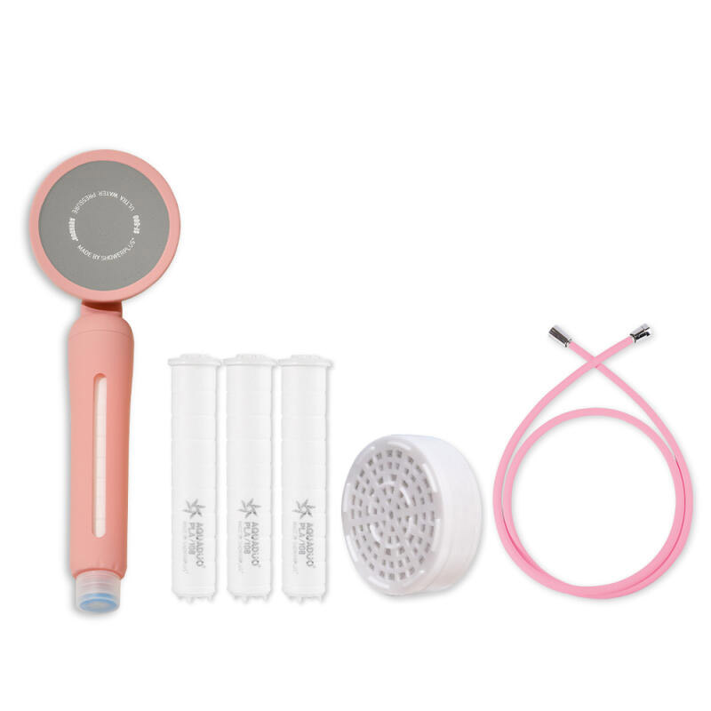 POOM | 블라썸 샤워기 + PVC 2M호스 + 친환경 6개월 필터 SET