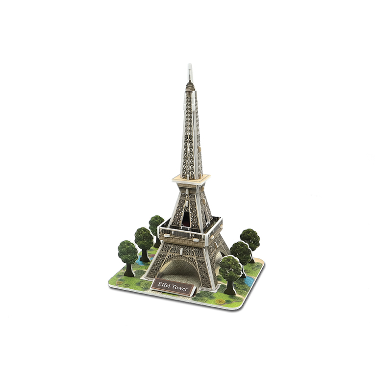 POOM | 3D입체퍼즐 프랑스 에펠탑 유명건축물 모형 만들기