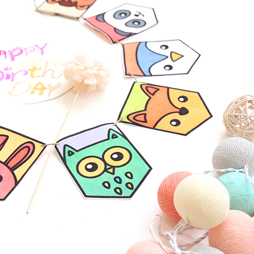 POOM | 10 민화샵 파티용품 가랜드 만들기