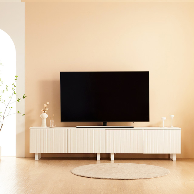 POOM | 폴리 2400 낮은거실장