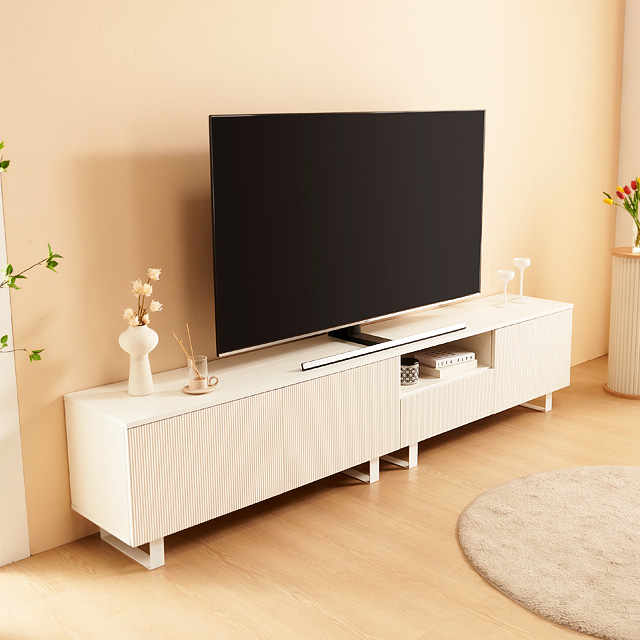 POOM | 폴리 2400 낮은거실장