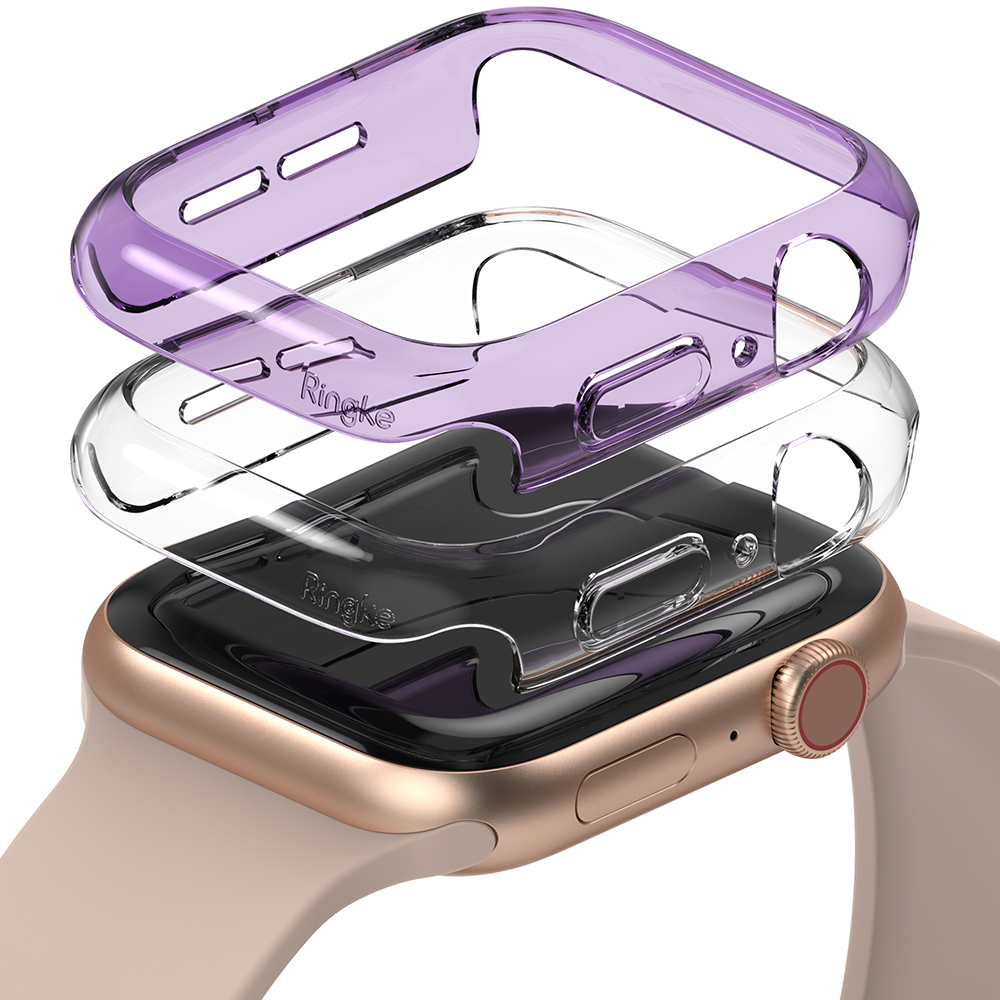 POOM | 링케 애플워치SE2/SE/4/5/6 40mm 슬림 케이스 2P 1SET