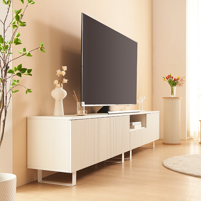 POOM | 폴리 2400 낮은거실장