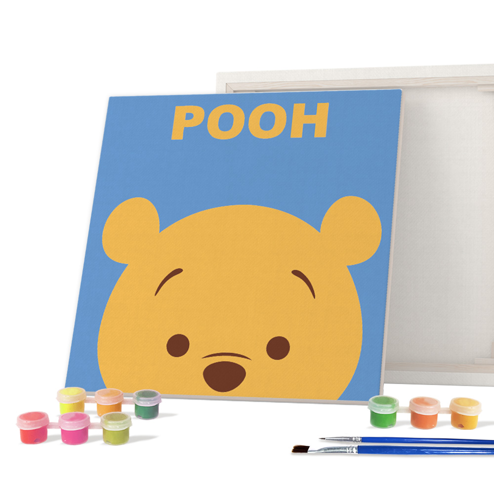 POOM | DIY캔버스형 디즈니 그림그리기 20x20cm 베이비 푸