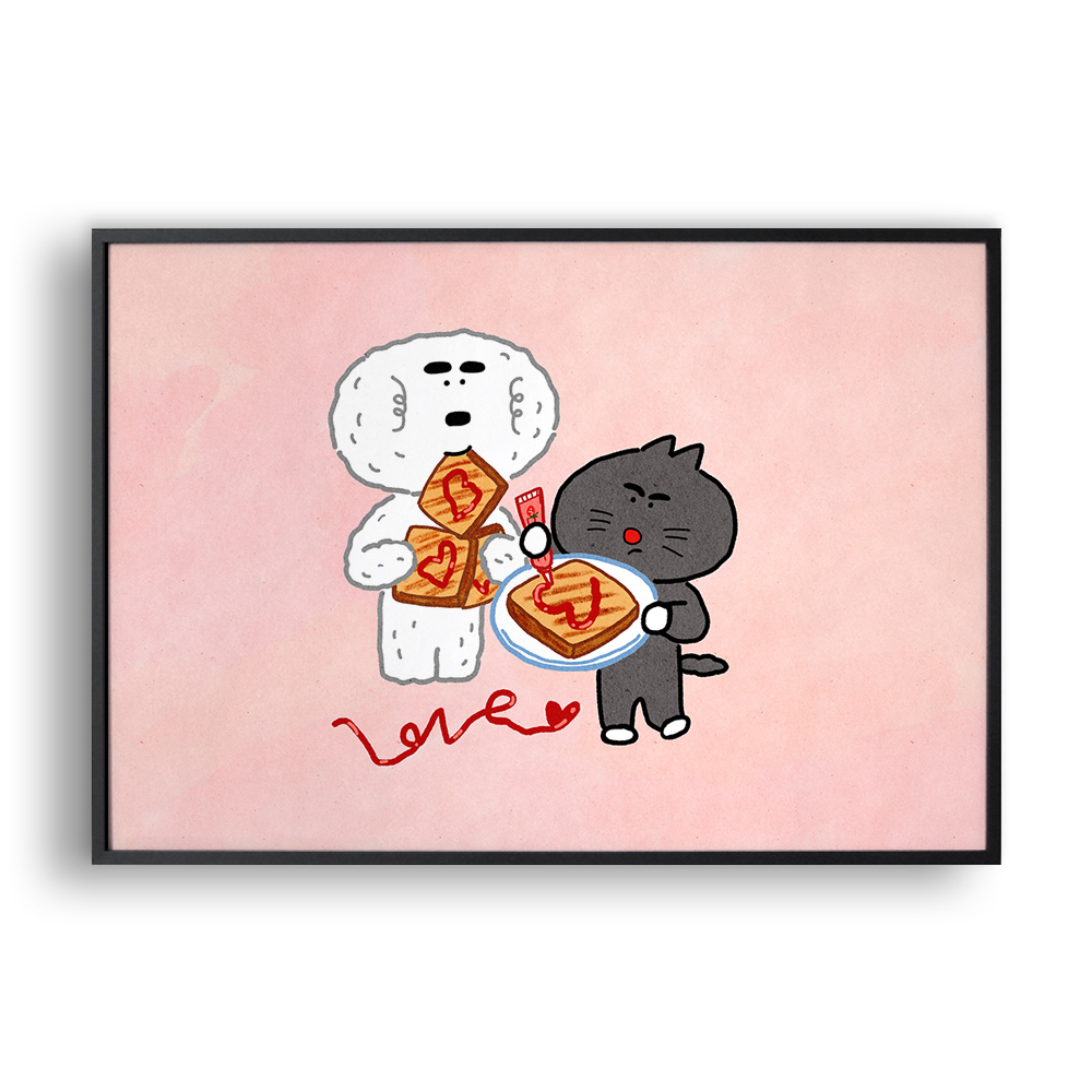 POOM | 서둘러도 괜찮아 (Art Print) / 일러스트 액자