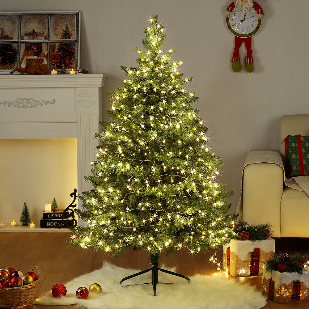 POOM | [은하수] LED 1000구 USB 지네 전구 25m 웜색 리모컨