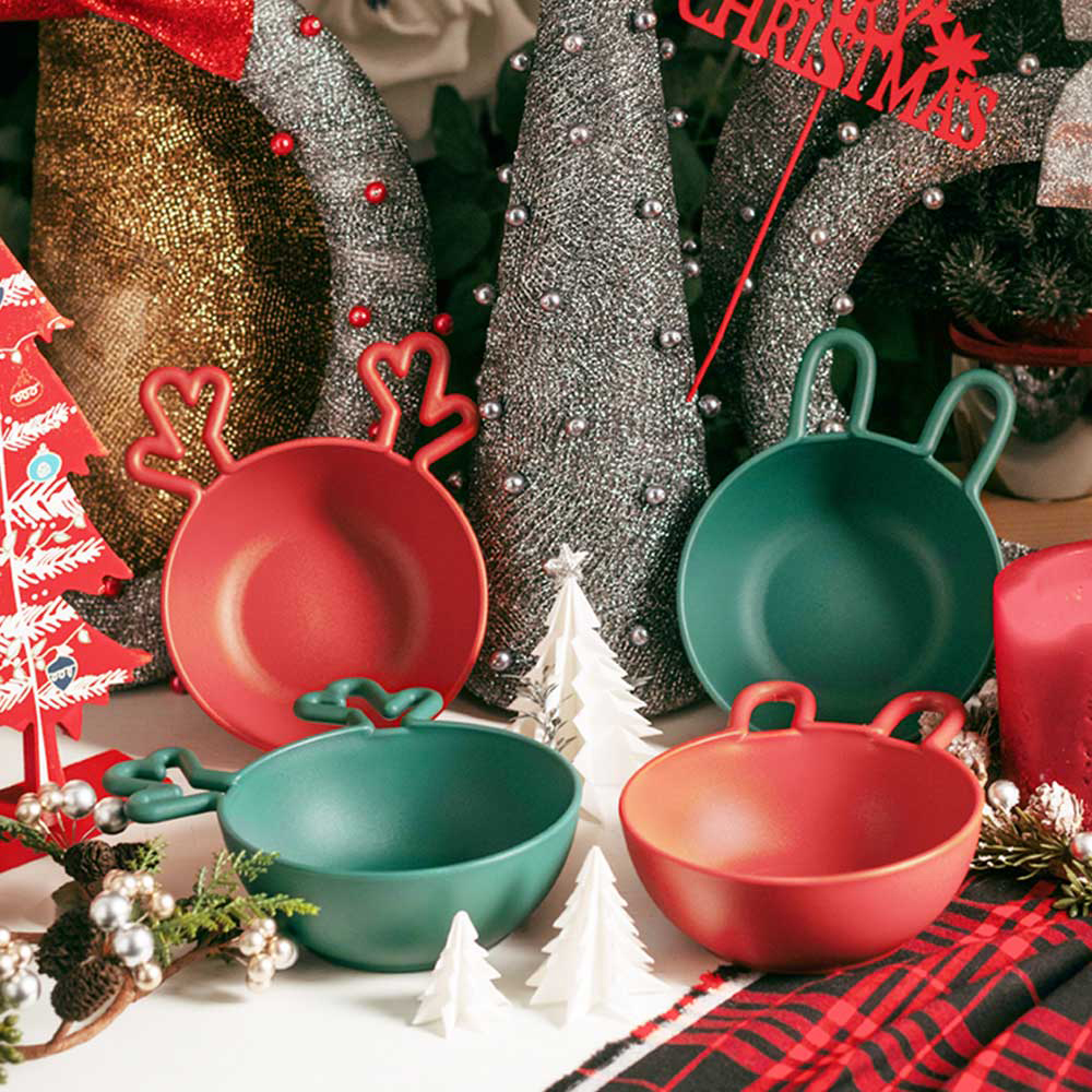 POOM | 애니멀 시리얼볼 4P 루돌프+ 래빗