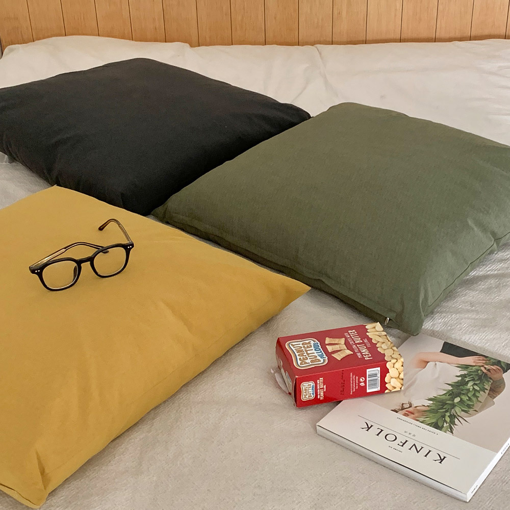 POOM | 디어 베키 피톤치드가공 좌식 대형방석 60x60 1P