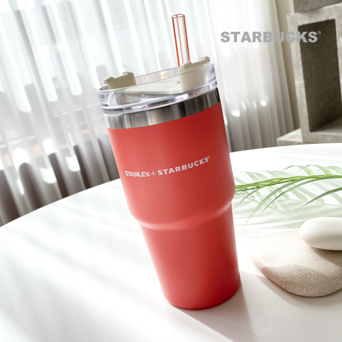 POOM | 스타벅스 DT 스탠리 코랄 서머 켄처 텀블러 591ml