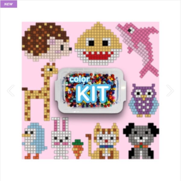 POOM | DIY 톡톡놀이 컬러블럭 디폼블럭 동물 키트 동물 9종