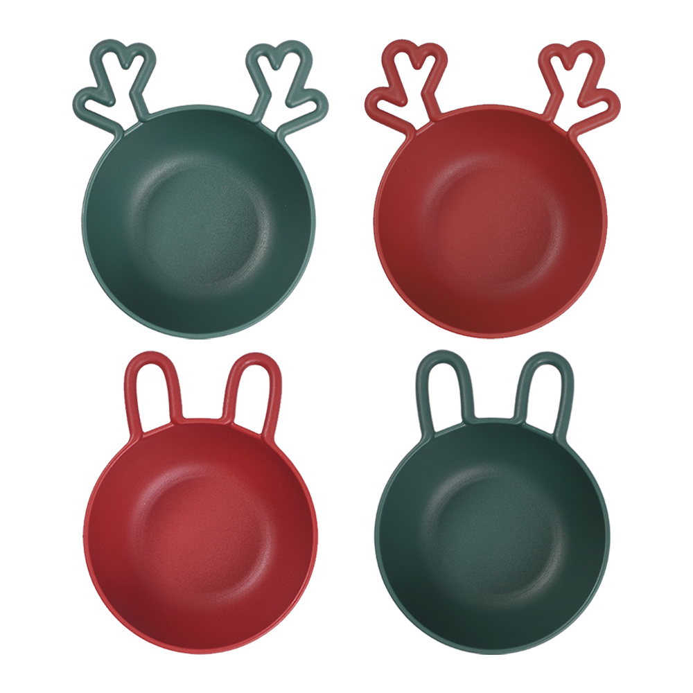 POOM | 애니멀 시리얼볼 4P 루돌프+ 래빗