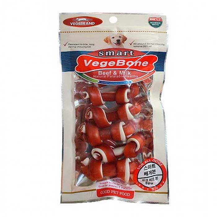 POOM | 우리 애기 smart VegeBone 밀크 비프본 6P 피모케어