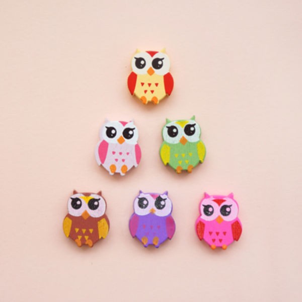 POOM | 부엉부엉 부엉이나무비즈20p