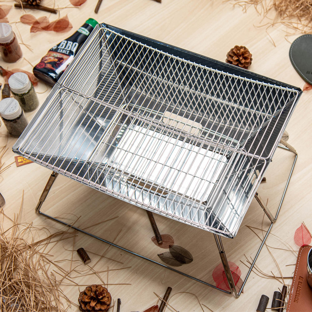 POOM | BUCK703 접이식 화로대 430 그릴 바비큐 캠핑용품