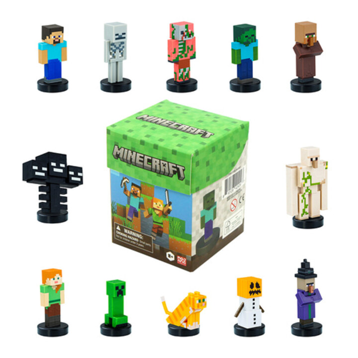 POOM | 마인크래프트 3D 피규어 스탬프 낱개랜덤 (26032533)