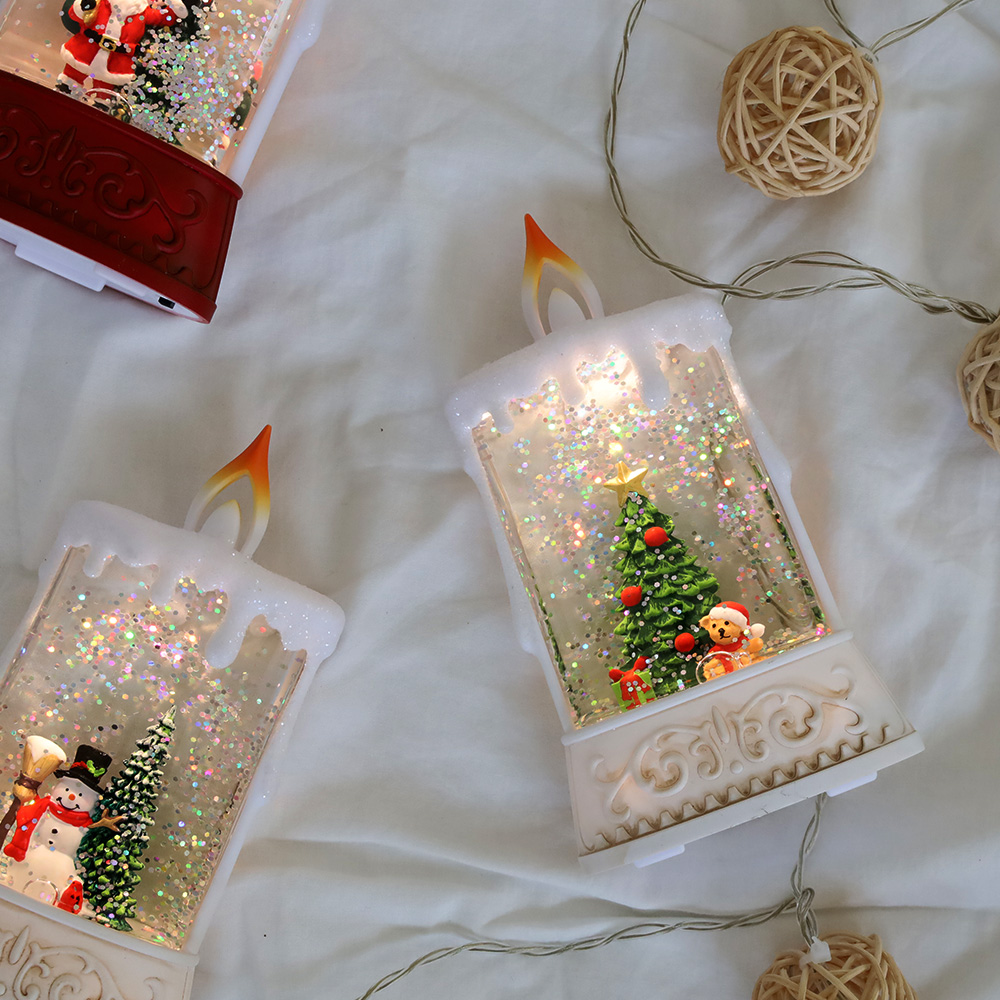 POOM | LED 크리스마스 캔들 워터볼