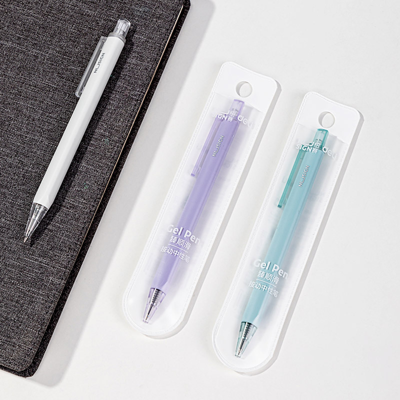 POOM | 누사인 크리스탈 젤잉크펜 노크식 0.5mm 블랙잉크펜