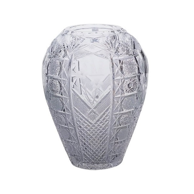 POOM | 11389FL 핸컷 크리스탈 청자화병(1P)