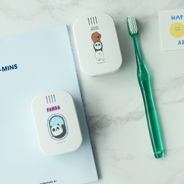 POOM | 위베어베어스 UV-C LED 미니 휴대용 칫솔살균기