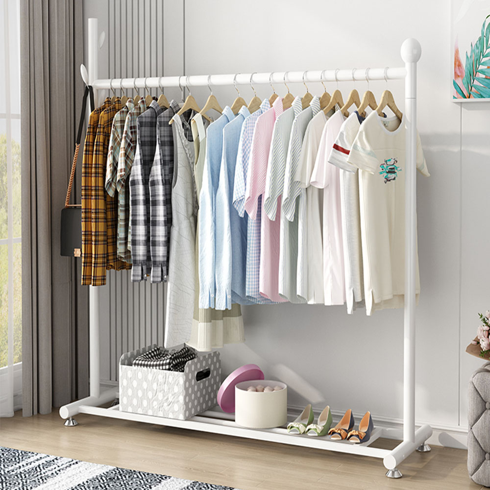 POOM | 피카행거 1200 철제 스탠드 이동식 옷걸이