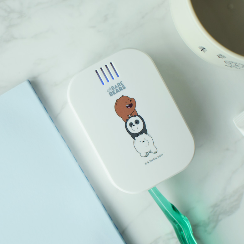 POOM | 위베어베어스 UV-C LED 미니 휴대용 칫솔살균기