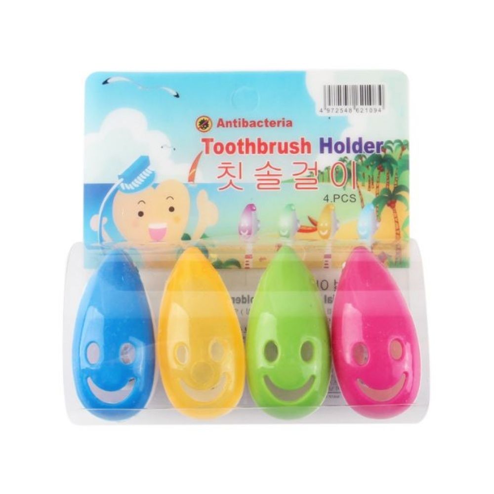 POOM | 흡착식 칫솔걸이 4p 1세트