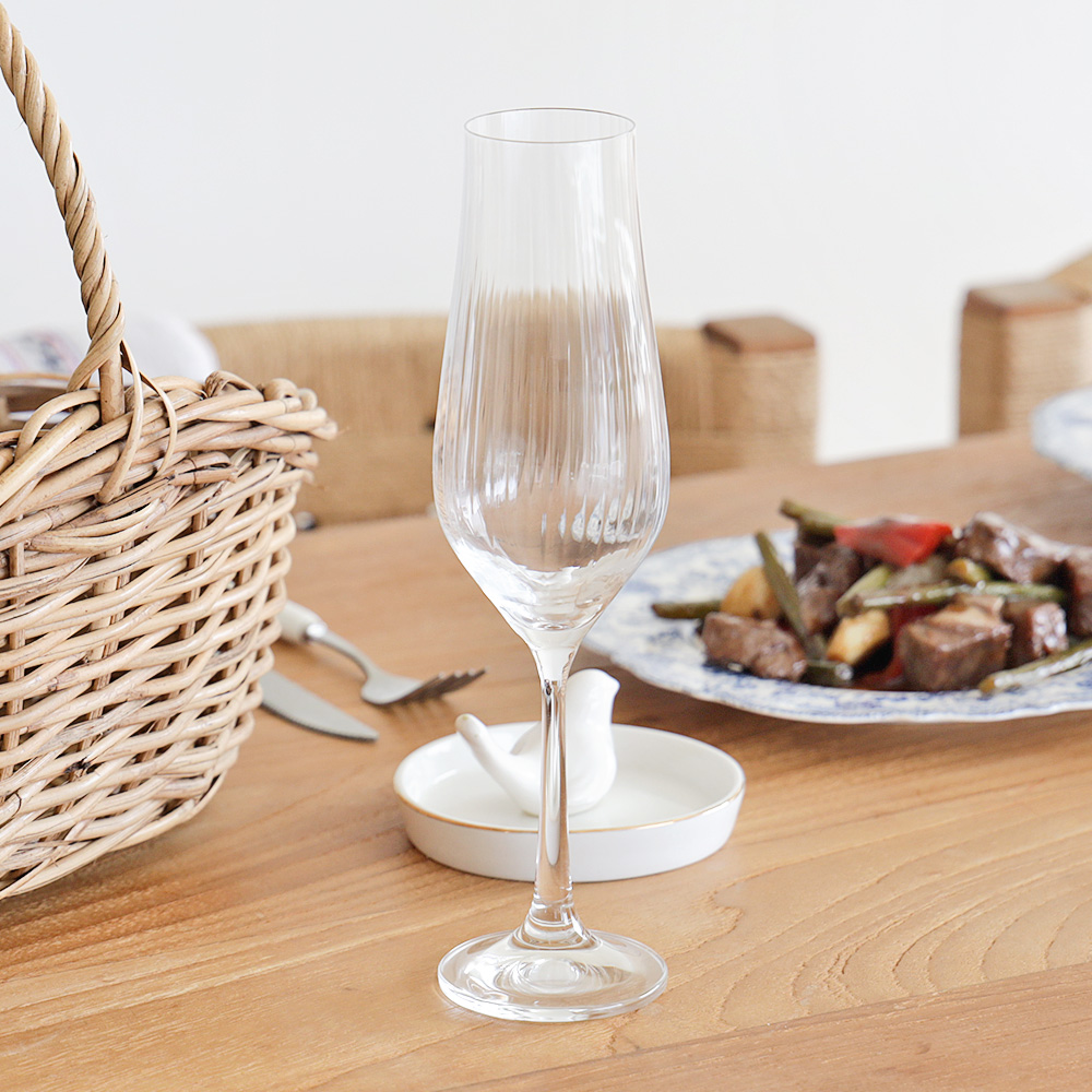 POOM | 보헤미아 플리츠 샴페인잔 170ml