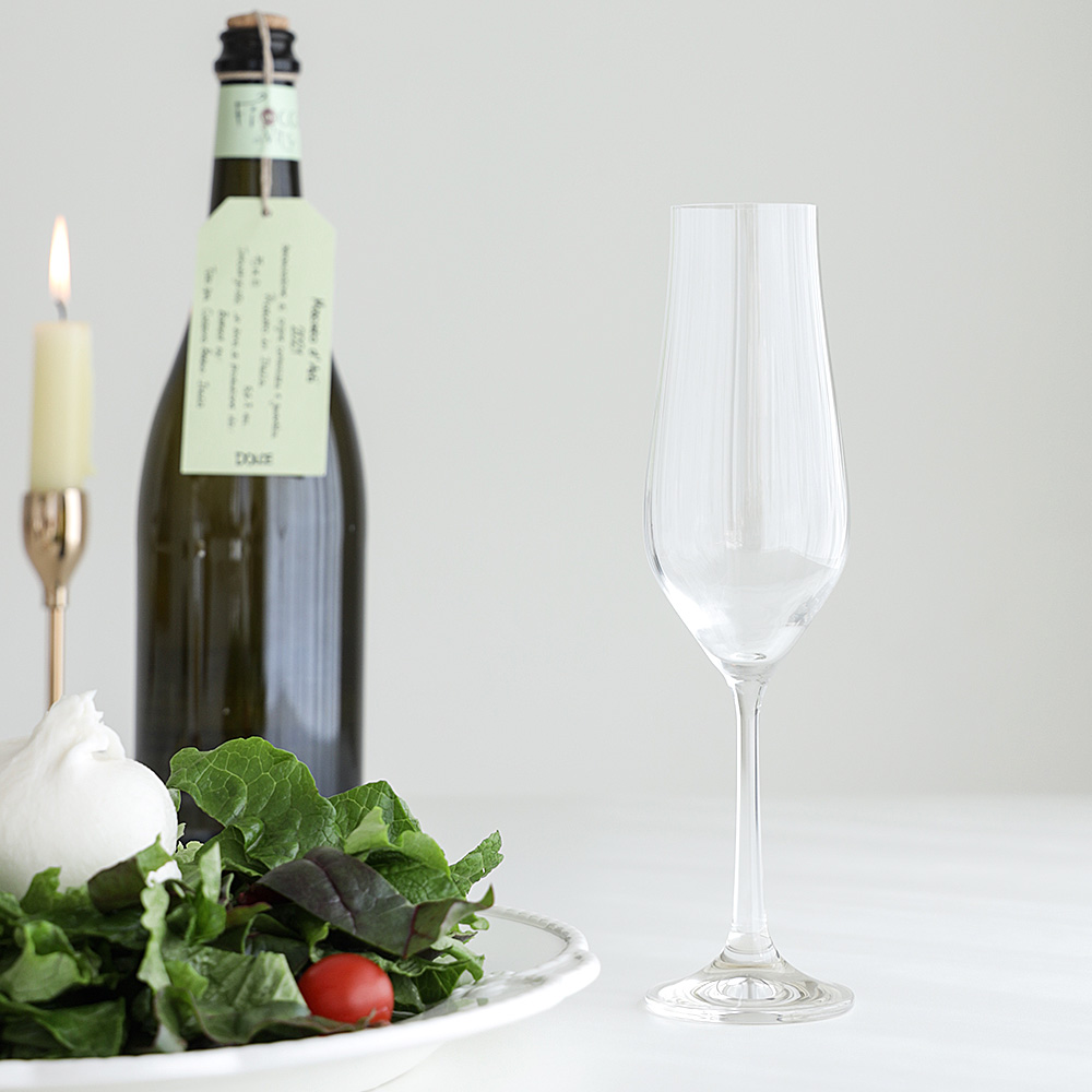 POOM | 보헤미아 플리츠 샴페인잔 170ml