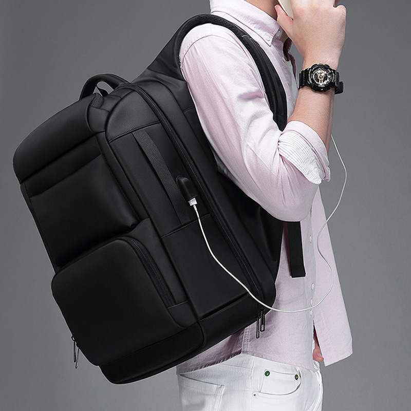 POOM | 캐럿 비즈니스 노트북 백팩 17인치 정장 가방 남자