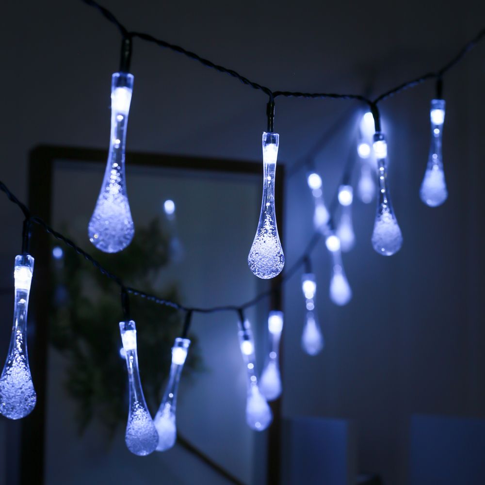 POOM | 50구 물방울 가랜드 전구 7m 루프탑조명 [WB67D1F]