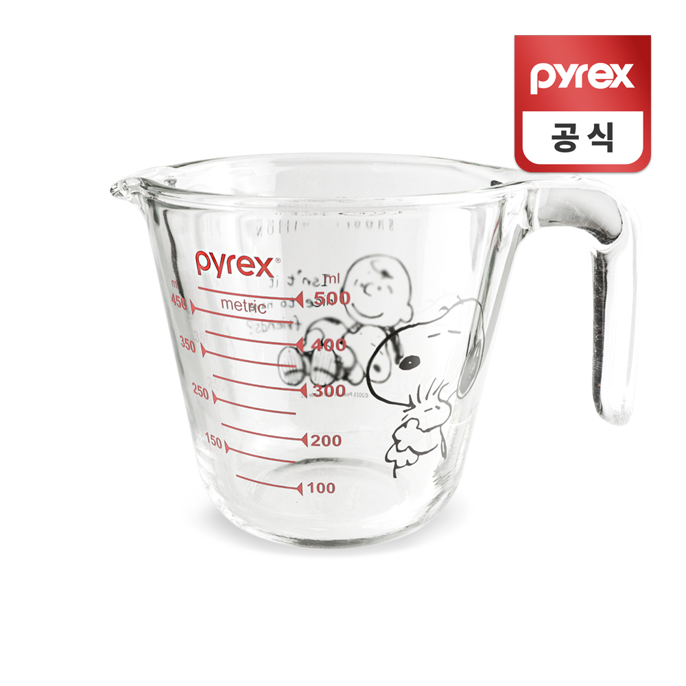POOM | [파이렉스] 스누피 계량컵 500ml