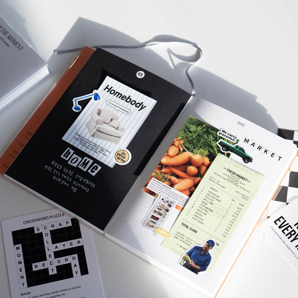 POOM | 루카랩 2023 스크랩 더 모먼트 반년 다이어리