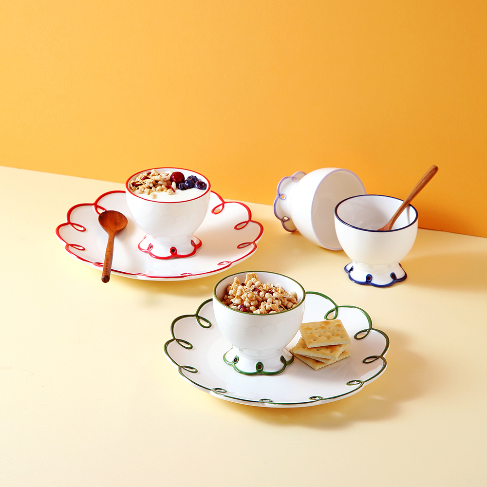 POOM | 루비안 플라워 디저트 요거트볼250ml(4color)