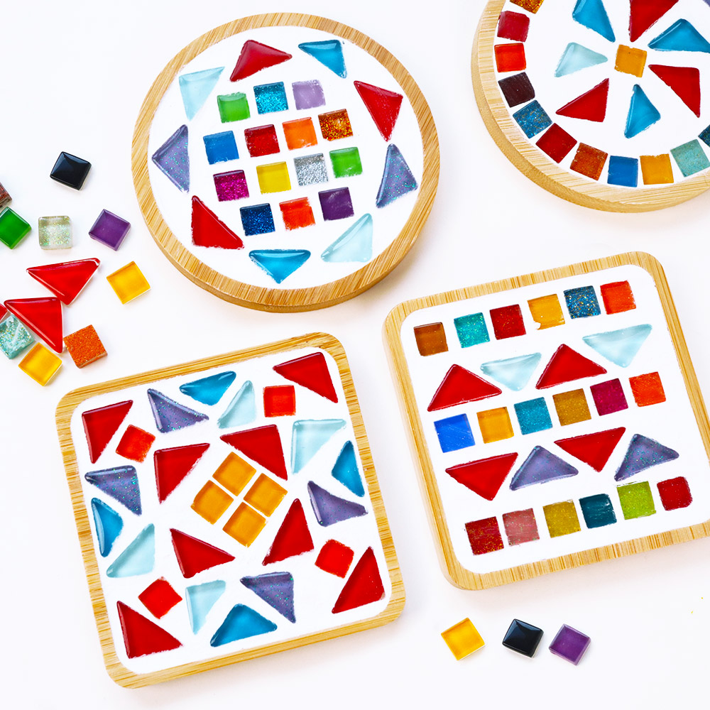 POOM | SNS 감성 더하기 타일 티코스터 만들기 DIY 키트(2인)kit