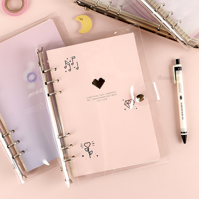 POOM | [지니랜드] A5 6공 다이어리 그리드속지