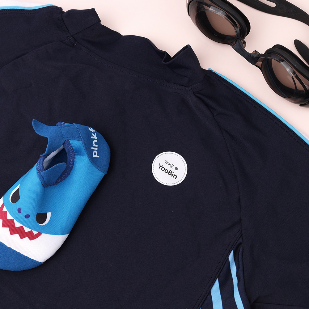 POOM | 붙이는 의류네임스티커A4화이트스티치