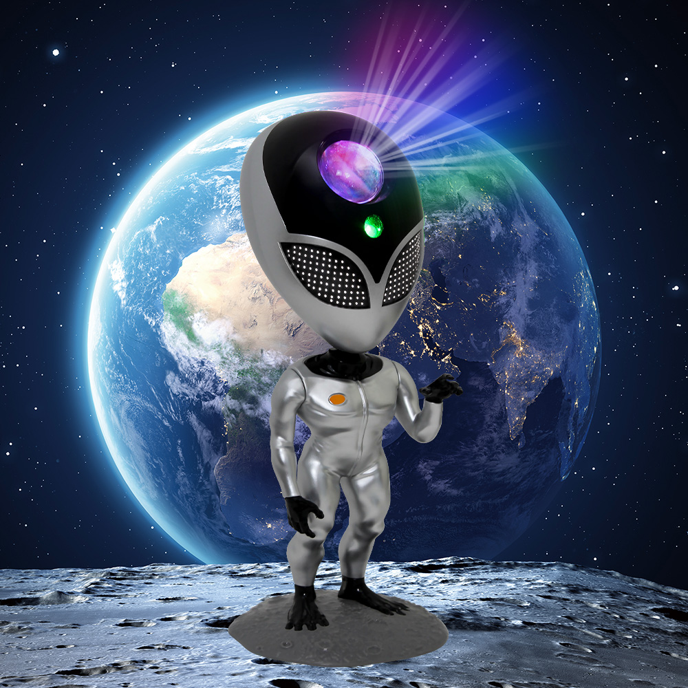 POOM | 썸잇 말하는 우주인 외계인 오로라 무드등 ST-8000