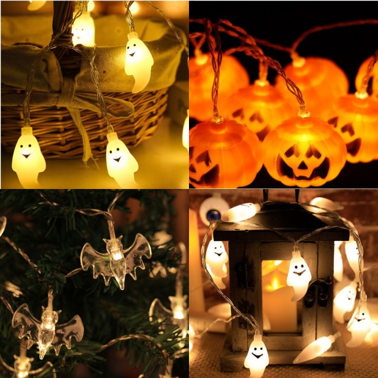 POOM | LED 할로윈조명 호박 박쥐 유령 전등 전구 가랜드